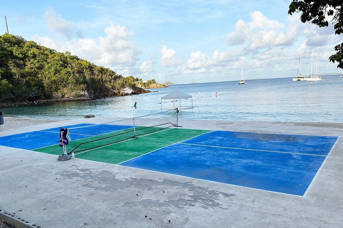 Honeymoon Beach (Water Island) Pickleball In Charlotte Amalie, Virgin ...